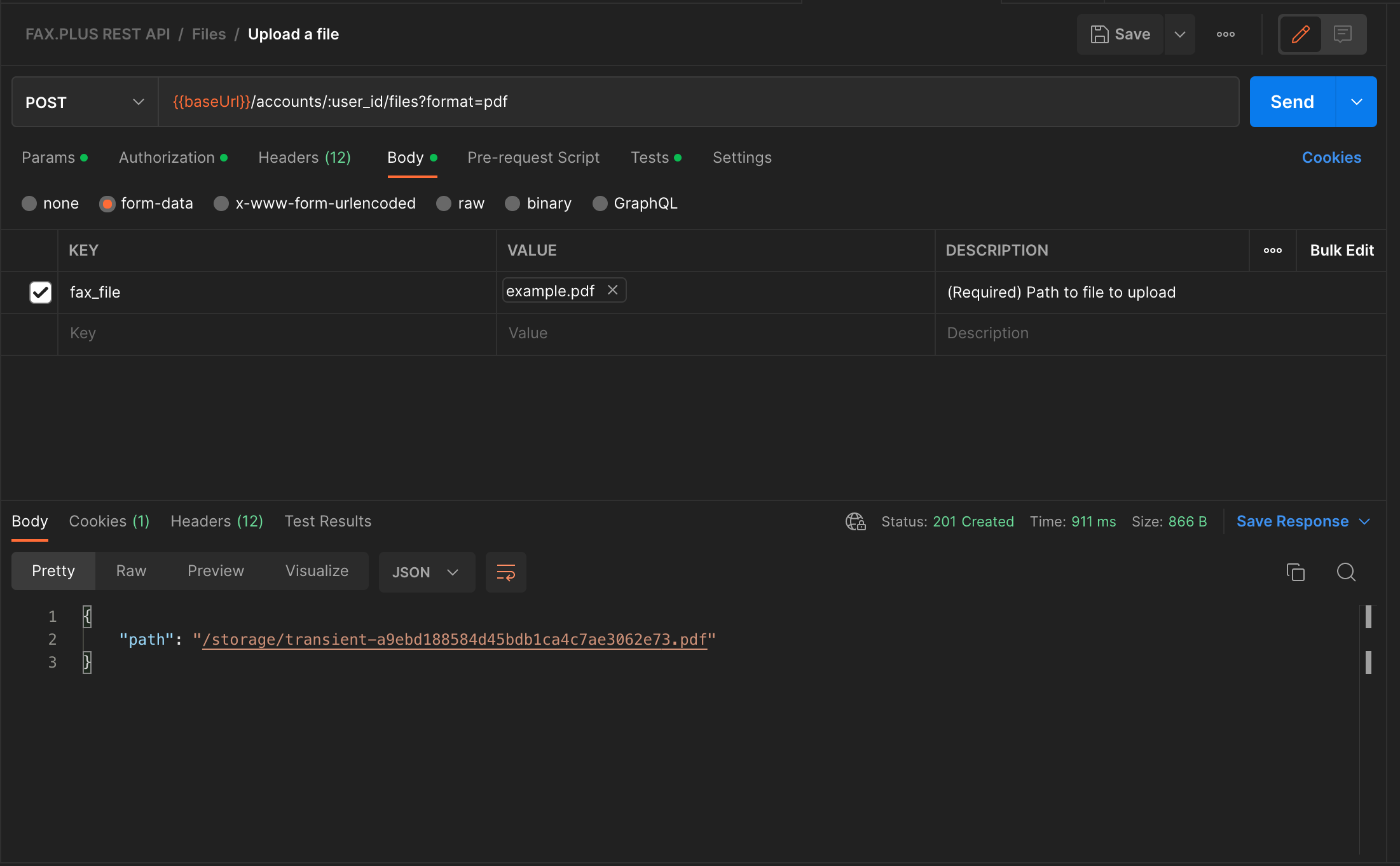 How can I send a fax using API? – Help Center